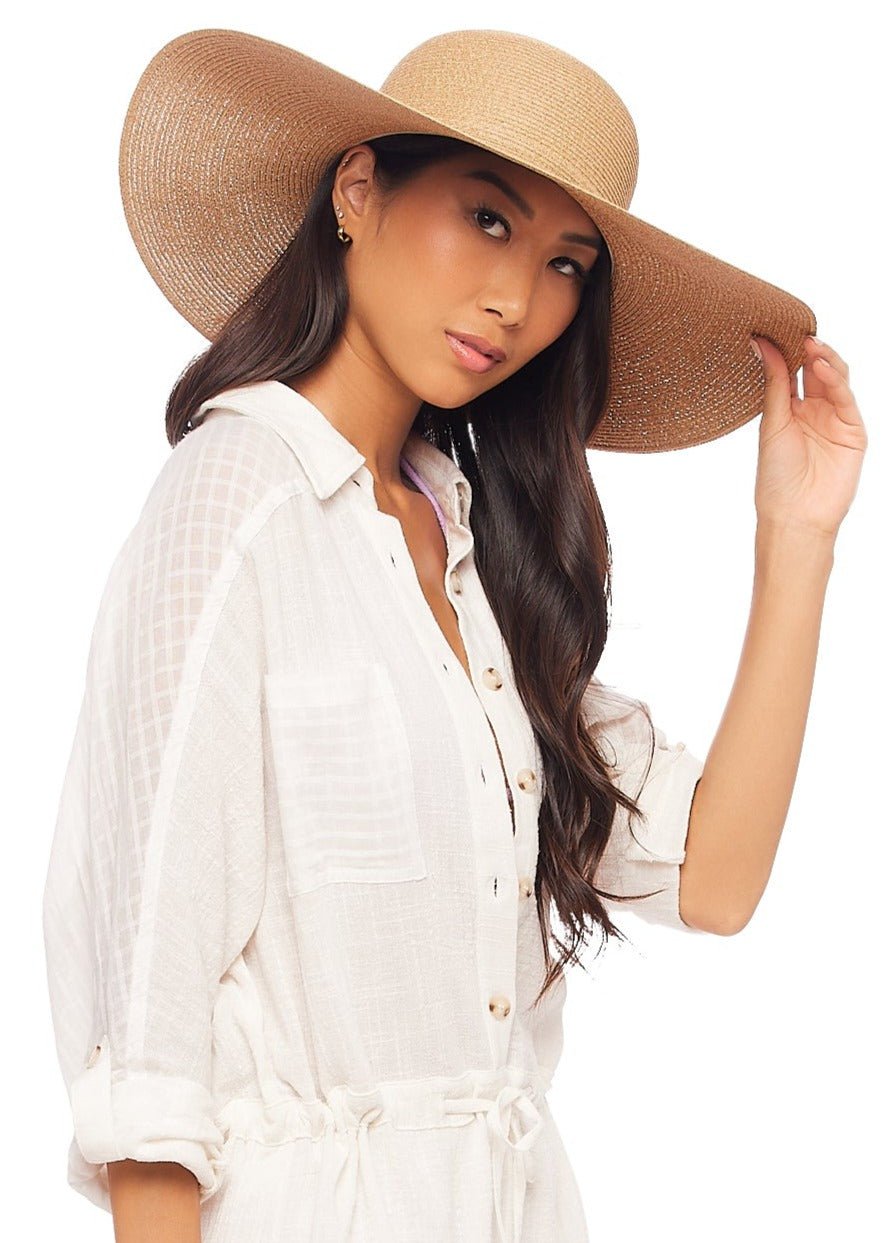 Palms Hat Tan – Classic Wide-Brim Hat for Any Occasion – JMP The Label